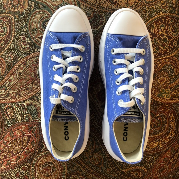 Converse | Shoes | Converse Canvas Platform Chuck Taylor All Star Move Ox Sneakers | Poshmark